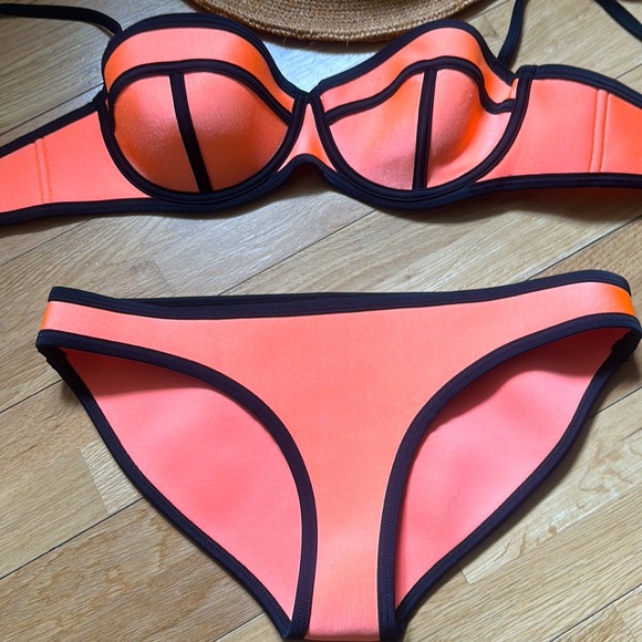 triangl swimwear | Swim | Triangl Neon Orange Bikini Swimwear | Poshmark